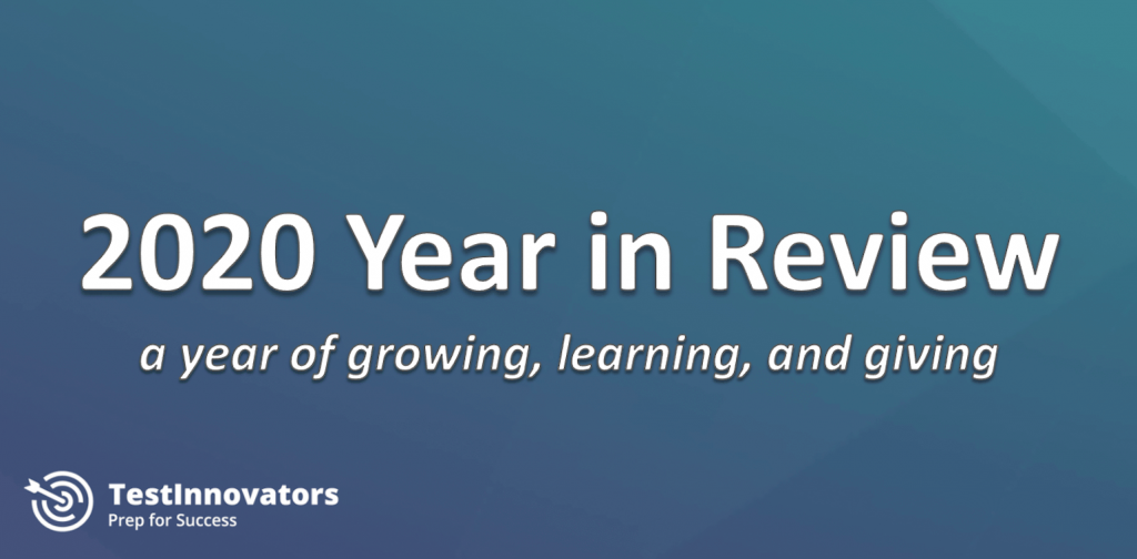 2020 Year in Review - Test Innovators