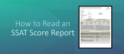 How to Read an SSAT Score Report - Test Innovators