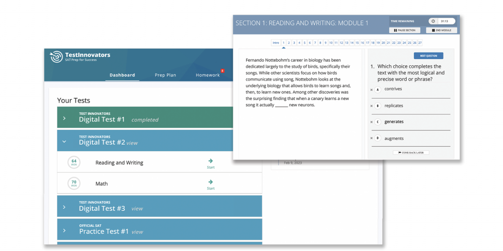 How Our SAT Prep Works - SAT Practice Test by Test Innovators