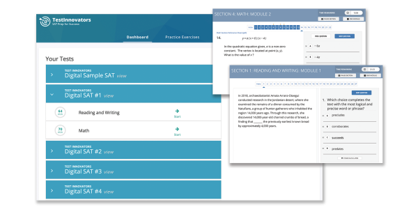 Self-Paced SAT Prep | Packages and Pricing | Test Innovators